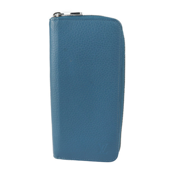 Louis Vuitton | Bags | Louis Vuitton Zippy Vertical Long Wallet Blue ...